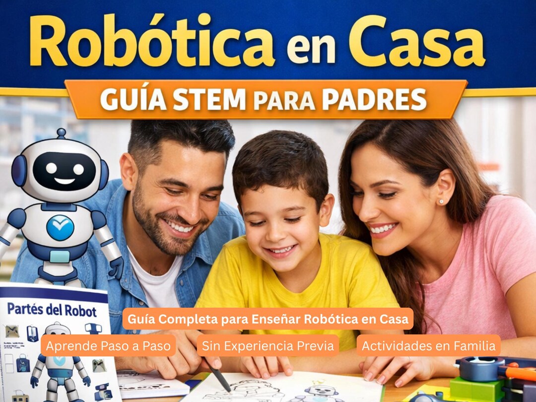 Robótica en Casa para Padres / Guía STEM Educativa en Español (PDF ...