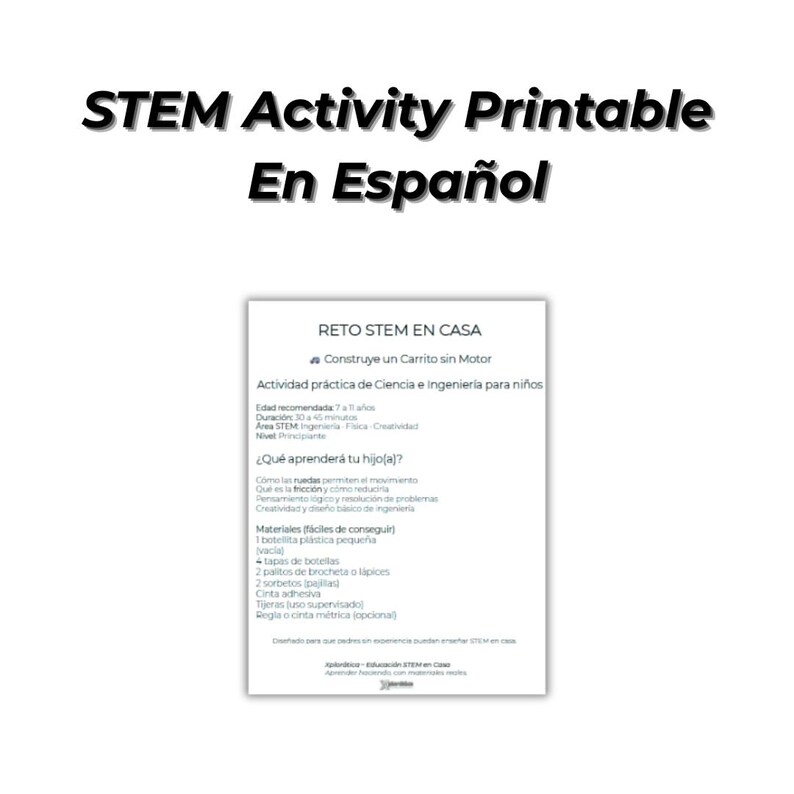 STEM Activity Printable for Kids – Science & Engineering PDF (en ...