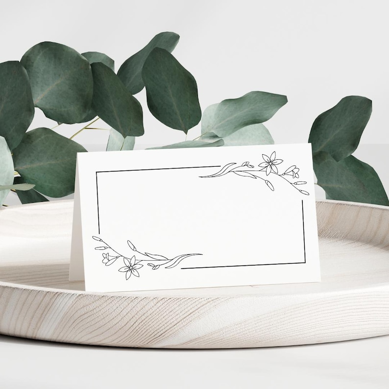 Place Cards Printable – Easy DIY Name Cards - Etsy