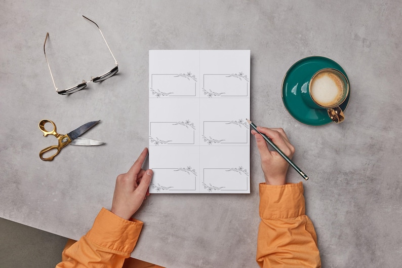 Place Cards Printable – Easy DIY Name Cards - Etsy