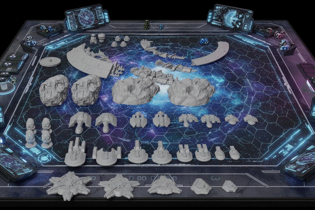 Battlefront Valkyrie Complete Space Fleet and Asteroid Terrain Bundle ...