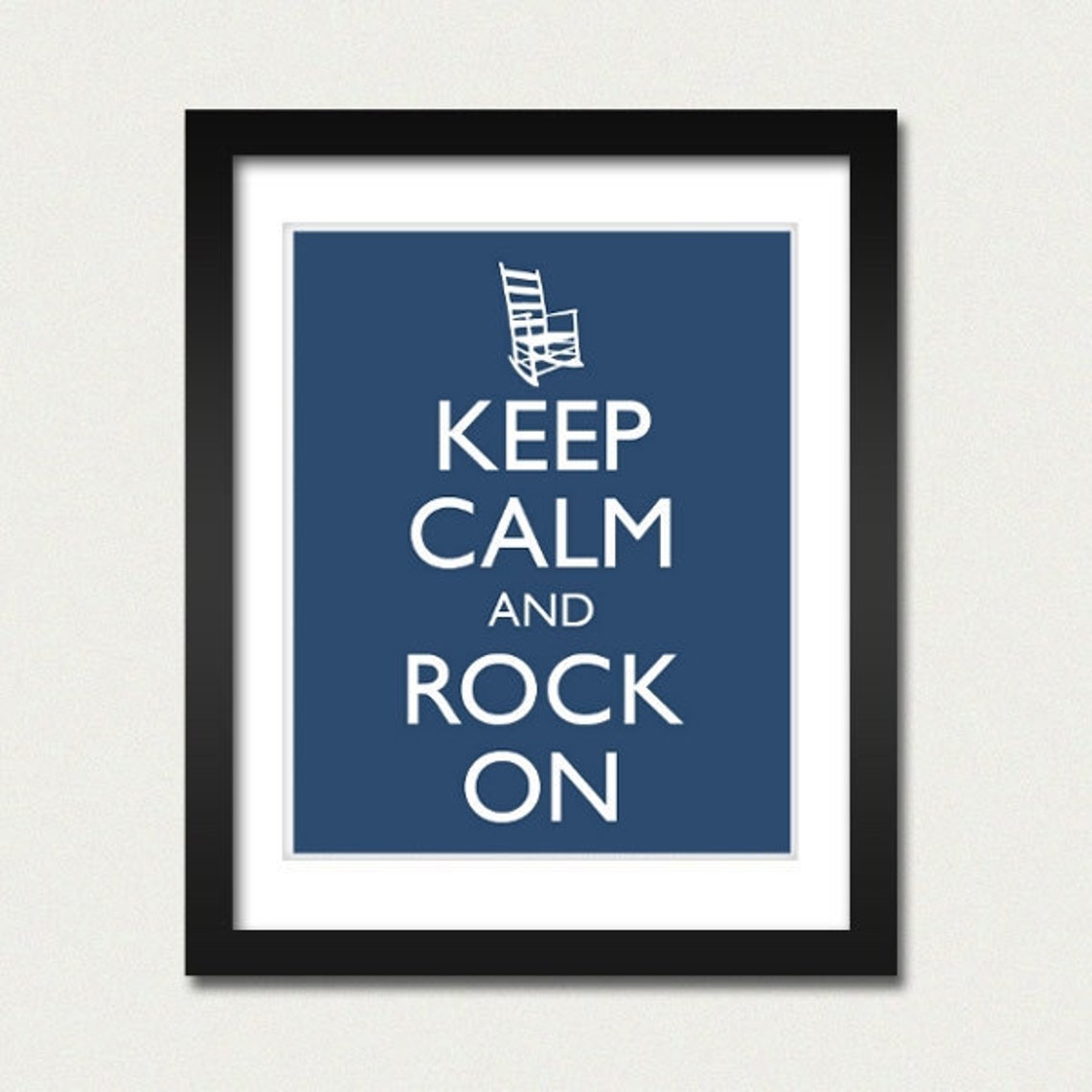 Keep Calm and Carry on - Keep Calm and Rock on - Humorous or Nursery ...