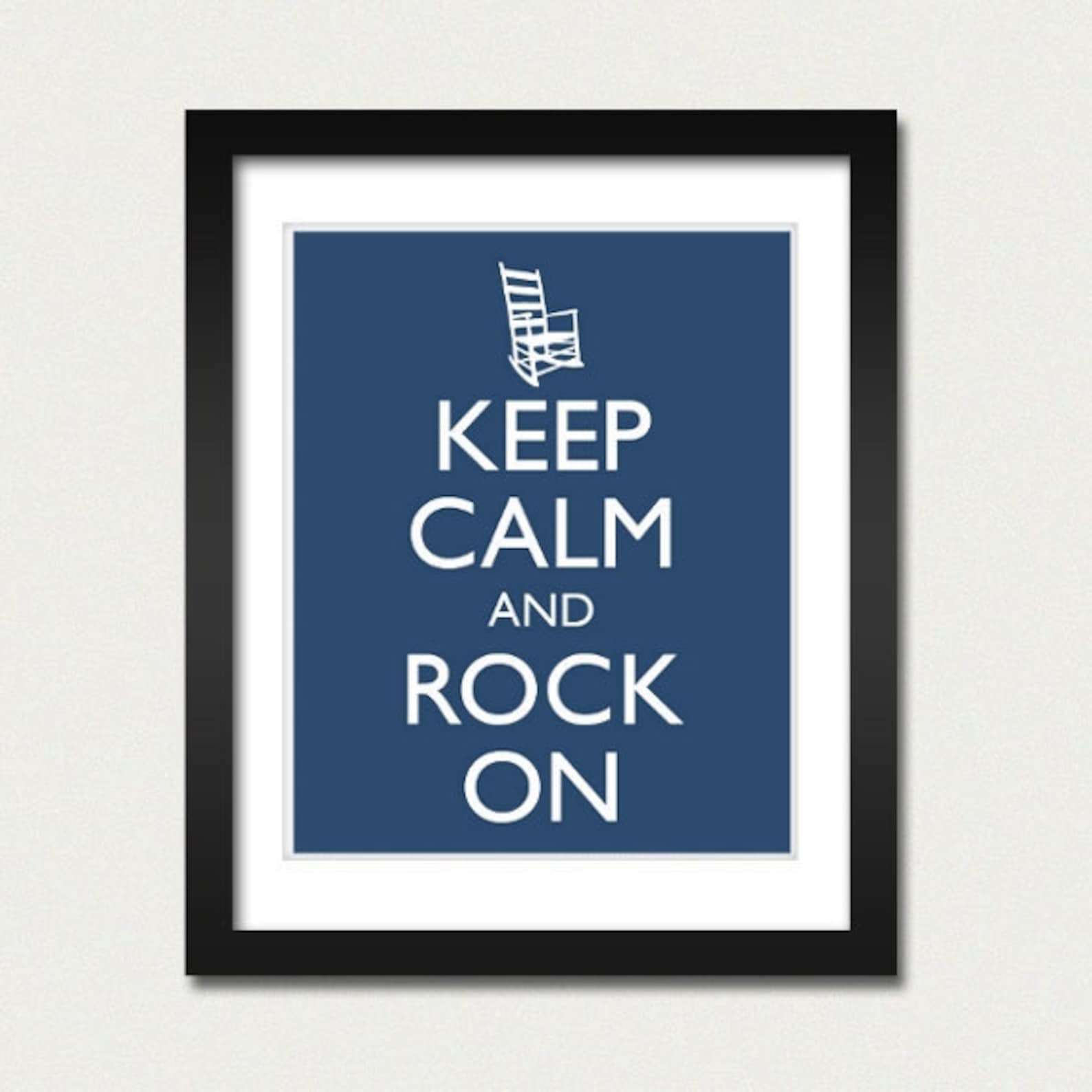 Keep Calm and Carry on - Keep Calm and Rock on - Humorous or Nursery ...