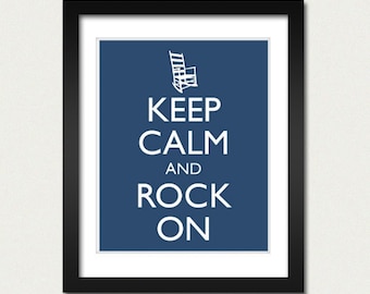 Keep Calm Rock On - Etsy