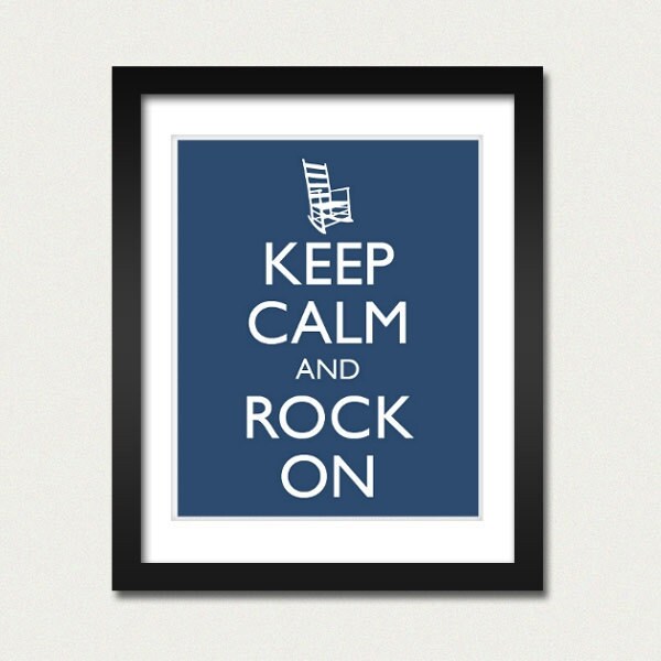 Keep Calm and Rock - Etsy