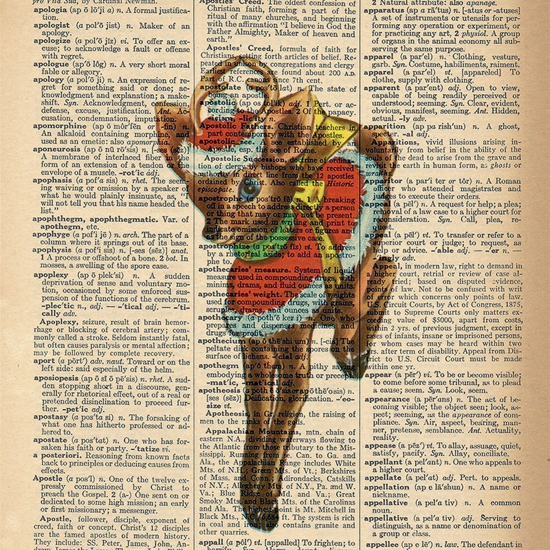 Dictionary Art - Etsy