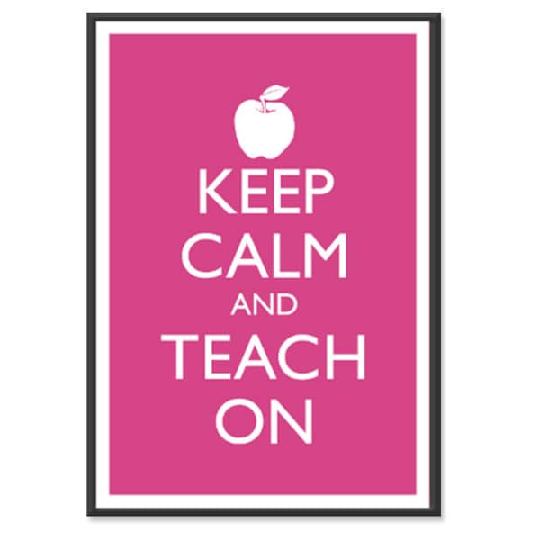 Keep Calm and Teach - Etsy