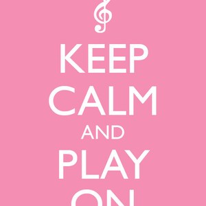 Keep Calm and Play on Music Poster - Keep Calm and Carry on - Musician ...