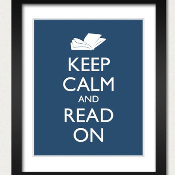 Keep Calm and Read - Etsy