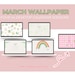12 Seasonal Holiday Monthly Desktop Calendar 2025 | Digital Download ...