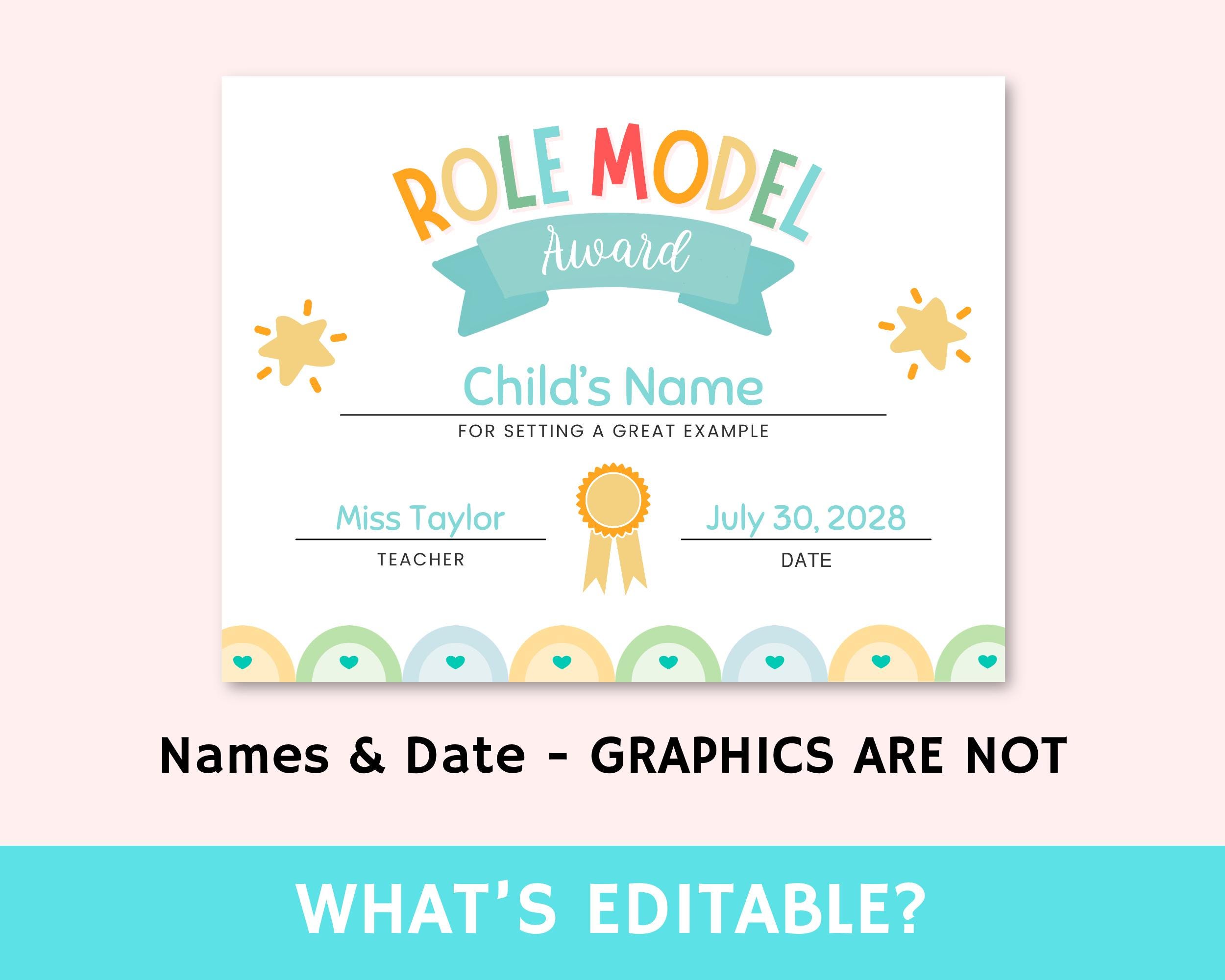 Classroom Awards Printable – 20 Unique Student Certificates | Editable ...