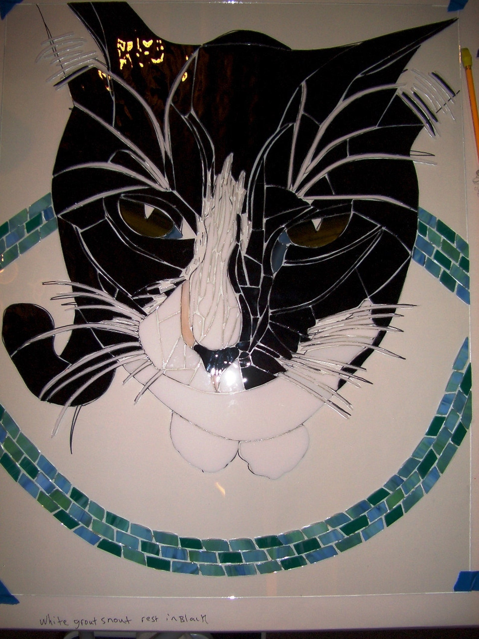 Mosaic Cat Artwork and Custom Designs From Your Picture - Etsy