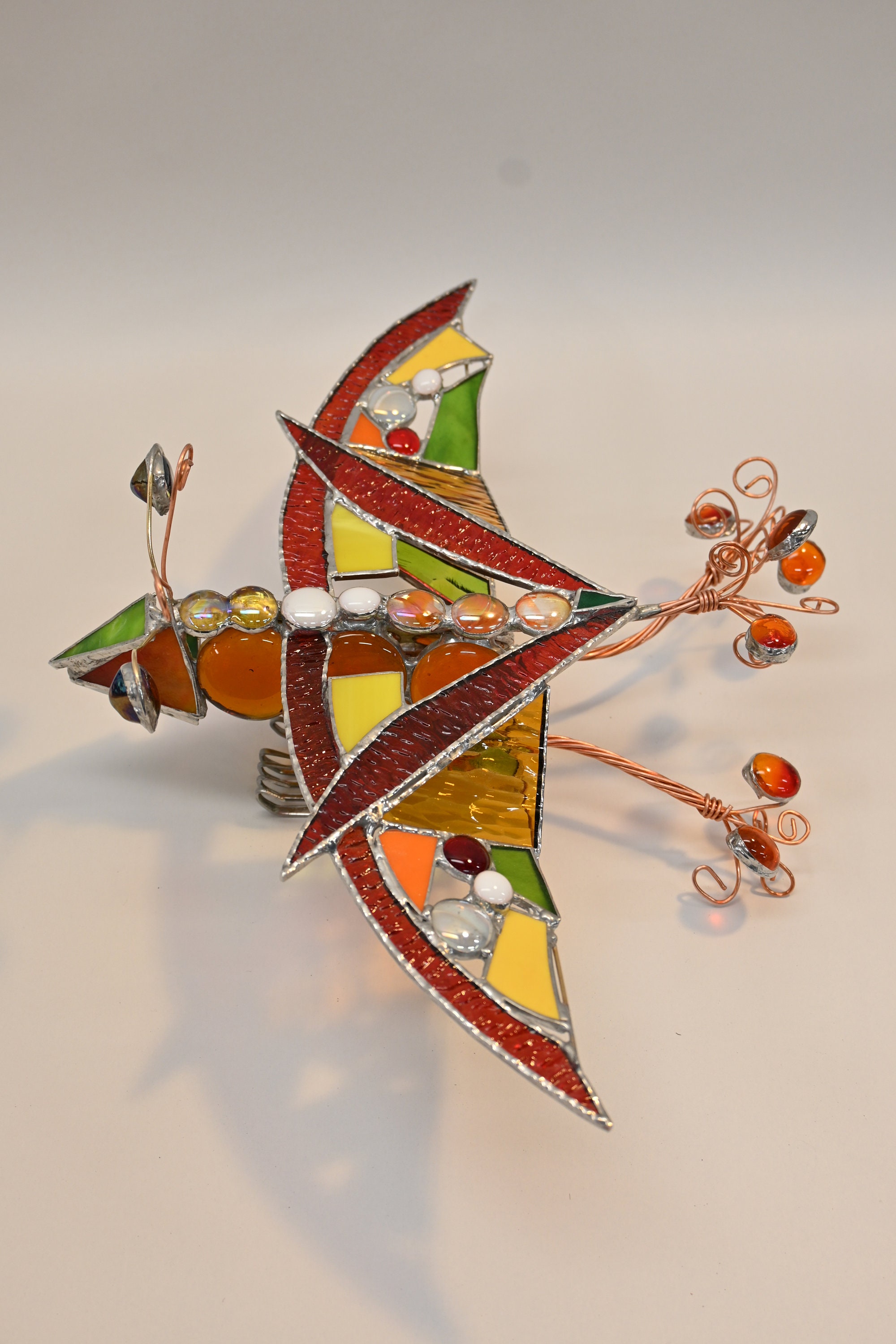Stained Glass Abstract Bug Named Harold - Etsy