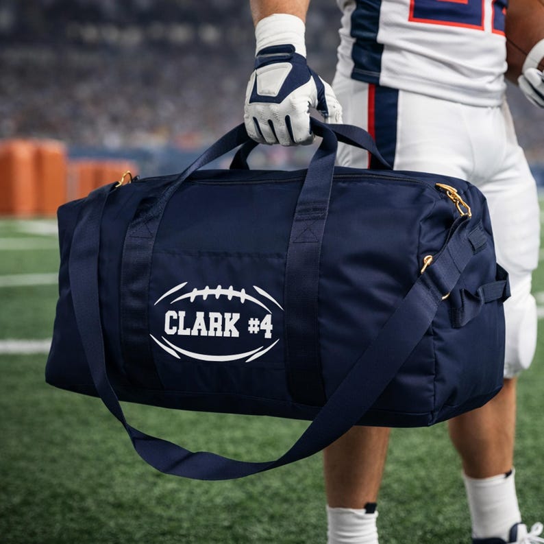 Personalized Sport Bags, Custom Duffle Gym Bag, Football Baseball ...