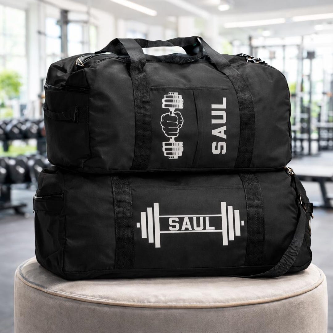 Personalized Gym Bag, Custom Fitness Duffle Bag for Women Men, Workout ...