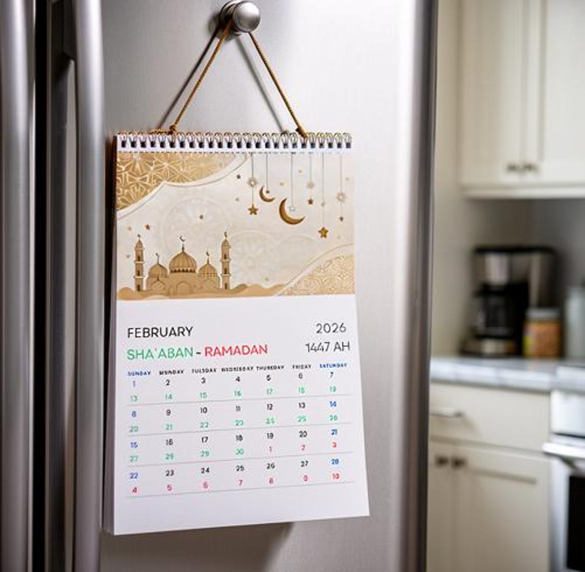 2026 12 Page Ramadan Themed Hijri and Gregorian Calendar - Etsy