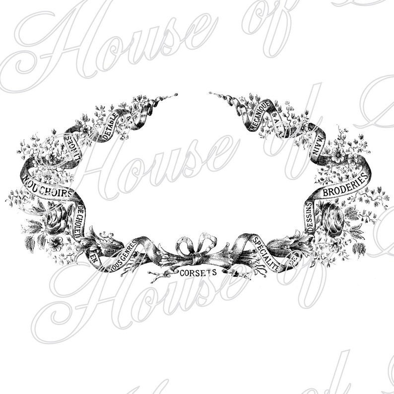 Corset French Crest Frame Royal Vintage Download Graphic Image Art ...