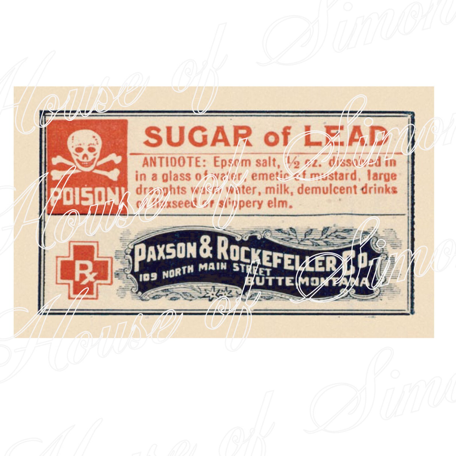 Halloween Poison Lead Wine Label Vintage Download Graphic Image Art ...