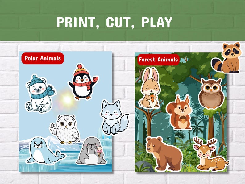 Animal Habitats Sorting Activity – Where Do Animals Live? Printable ...