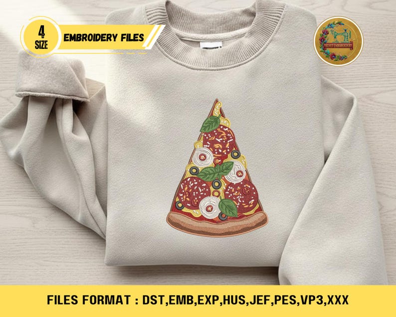 Italian Pizza Embroidery Design, Chef Apron Pattern (digital Download ...