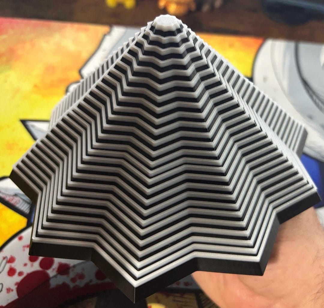 3D Printed Kinetic Star & Planetary Gear Fidget Toys – Desk Art Stress ...