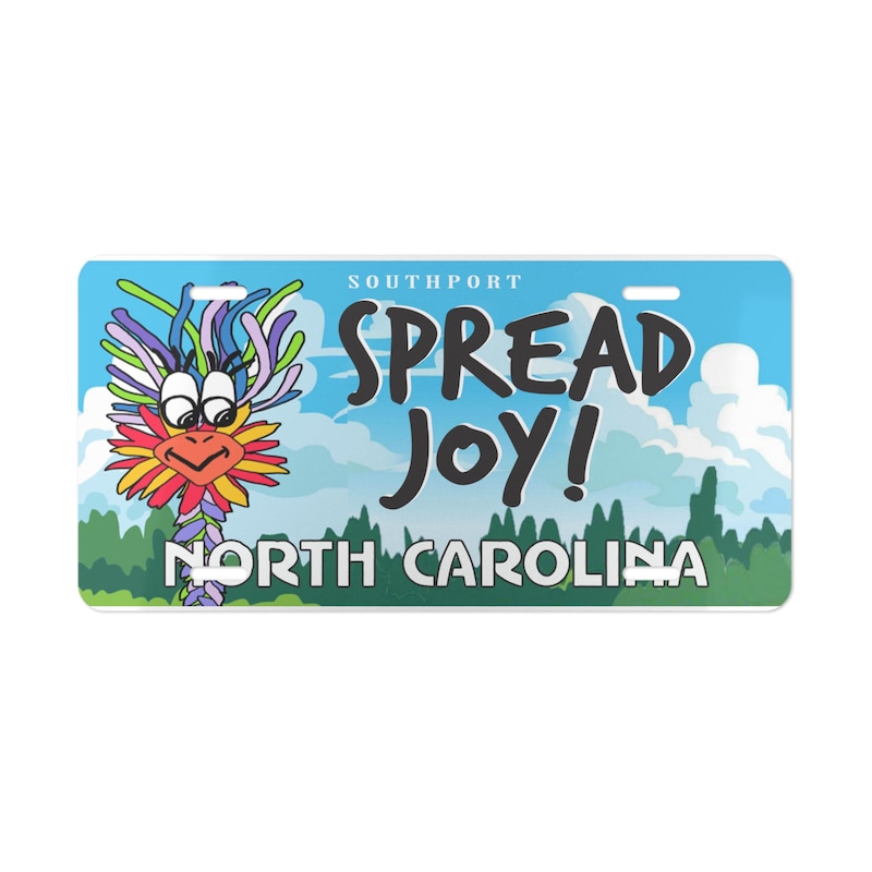 Nc Decorative License Plate - Etsy