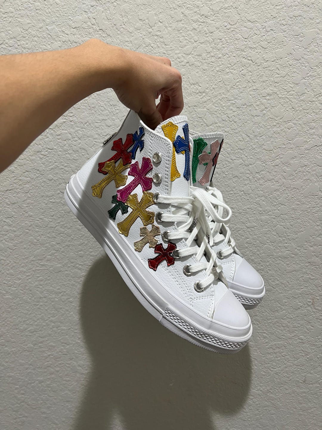Custom Made Converse All Star With Cross Patches - Etsy