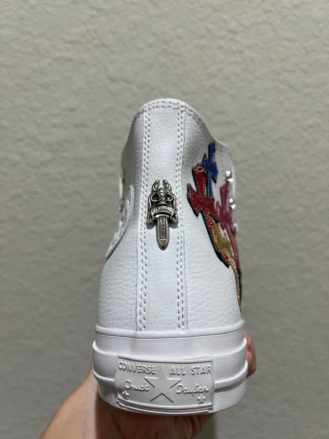 Custom Made Converse All Star With Cross Patches - Etsy