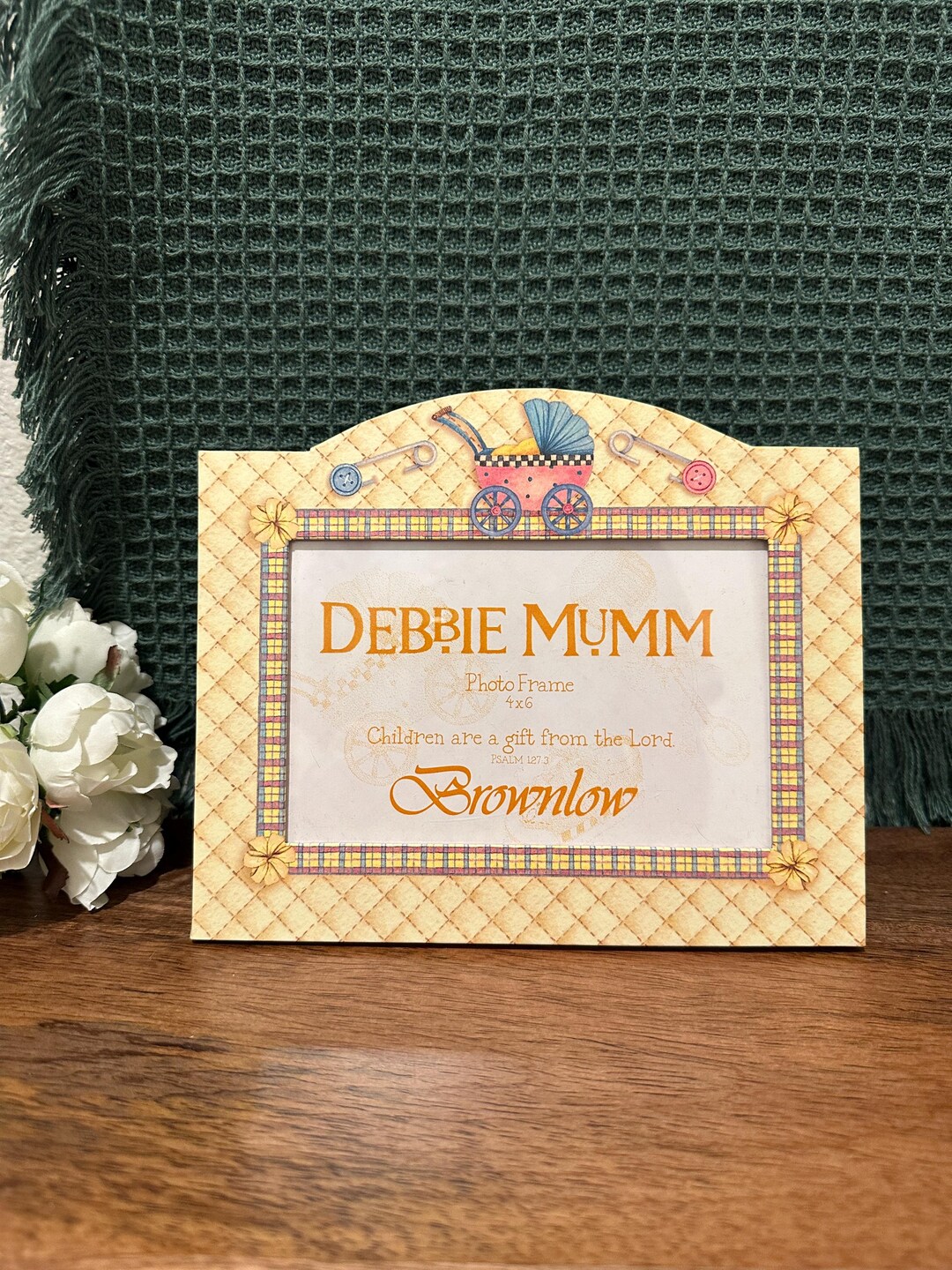 Vintage Debbie Mumm 4x6 Photo Frame: Baby Theme Nursery Decor - Etsy