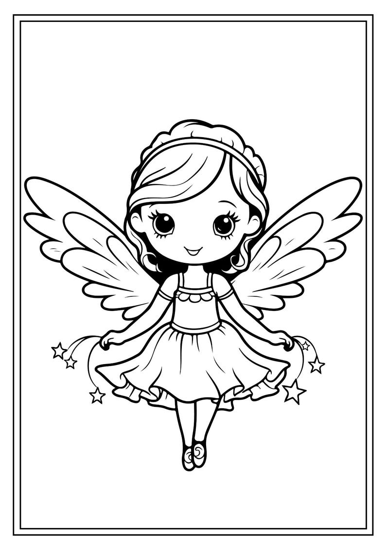 Fairy Tale Coloring Book, Princess Castle Unicorn Pages (digital ...
