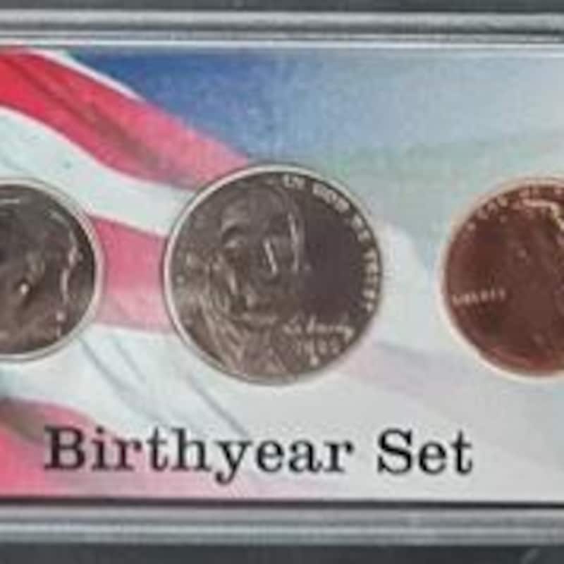 Year of Birth Coin Set - Etsy