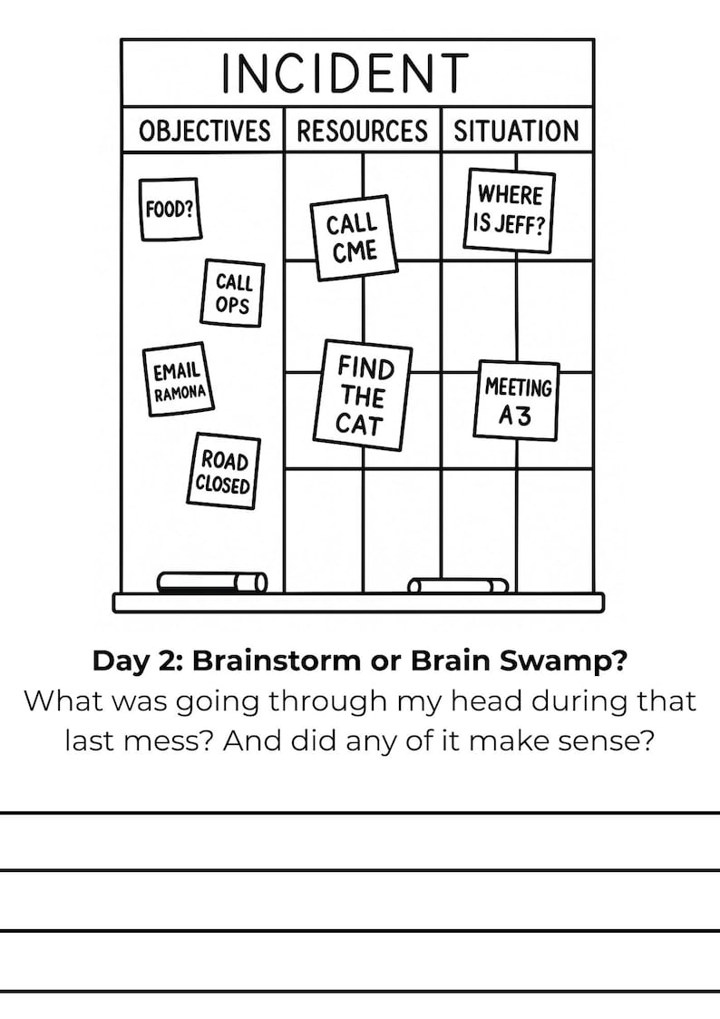 Calm the Chaos: A Coloring Book + Reflection Prompts for Emergency ...