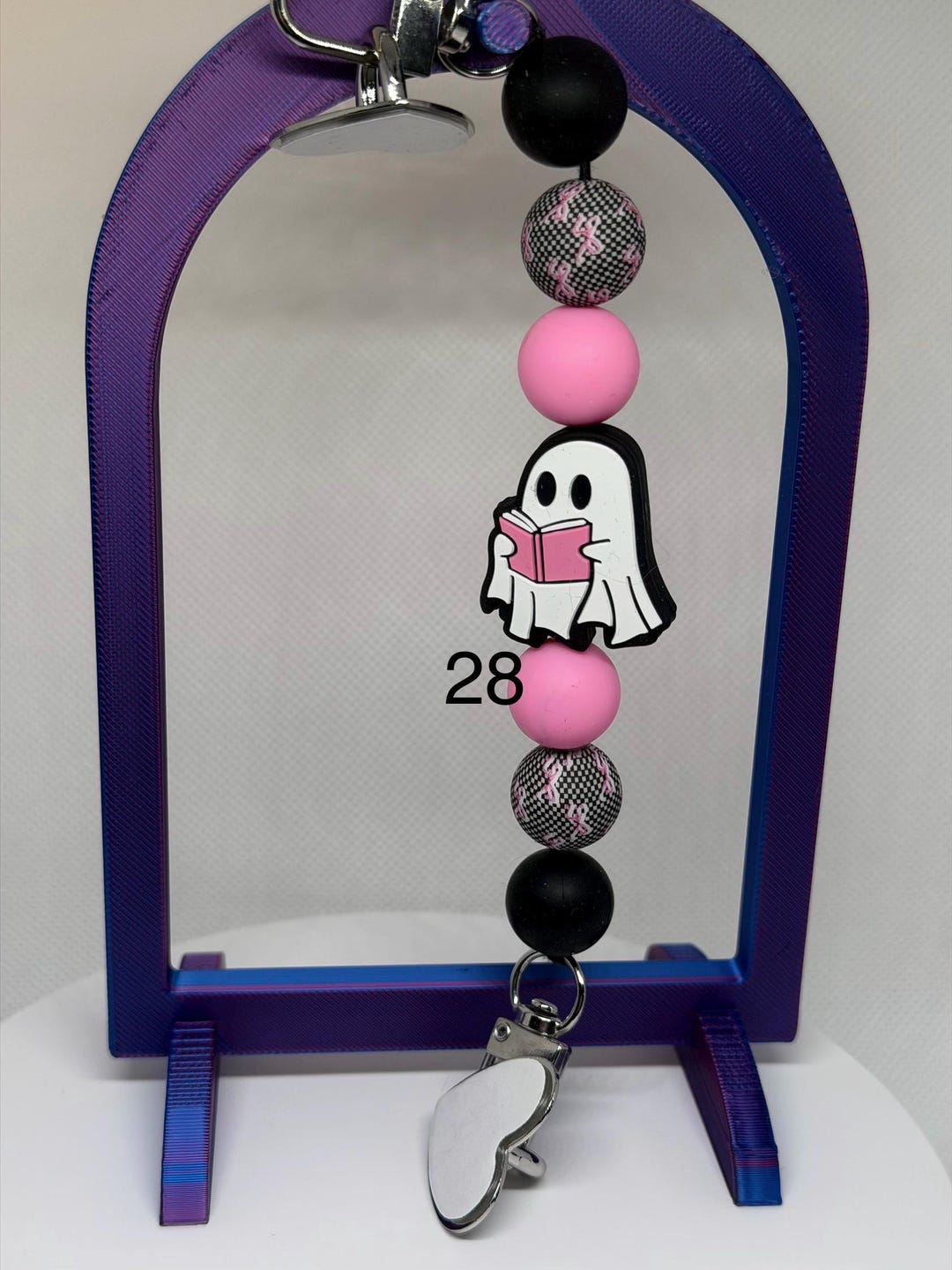 Kindle, Tablet and Ereader Strap - Reading Ghosty (pink) - Etsy