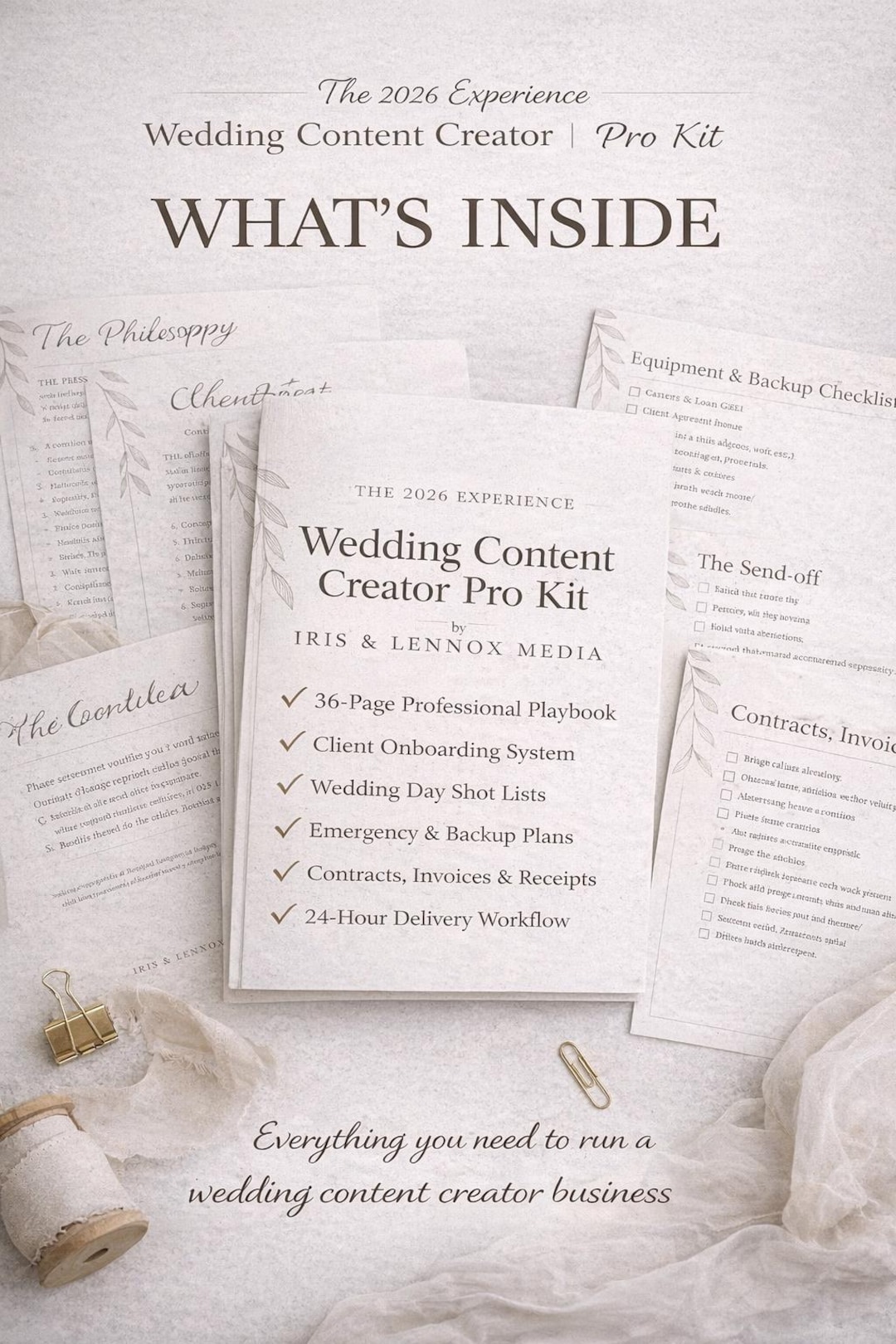 Wedding Content Creator Pro Kit 2026 | Client Onboarding Guide ...