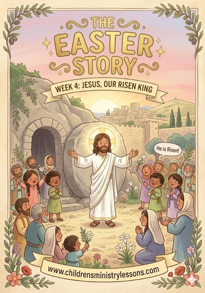 Easter Story Bible Curriculum for Kids | 4-week Sunday School Lessons ...