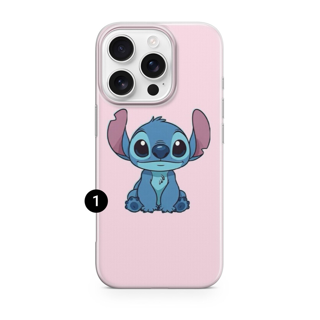 Stitch Phone Case, Cartoon Alien Protective Cover - Etsy