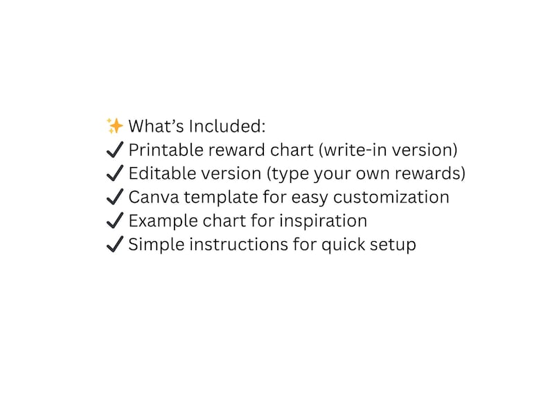 Editable Printable Reward Chart for Kids | Behavior Chore Routine ...