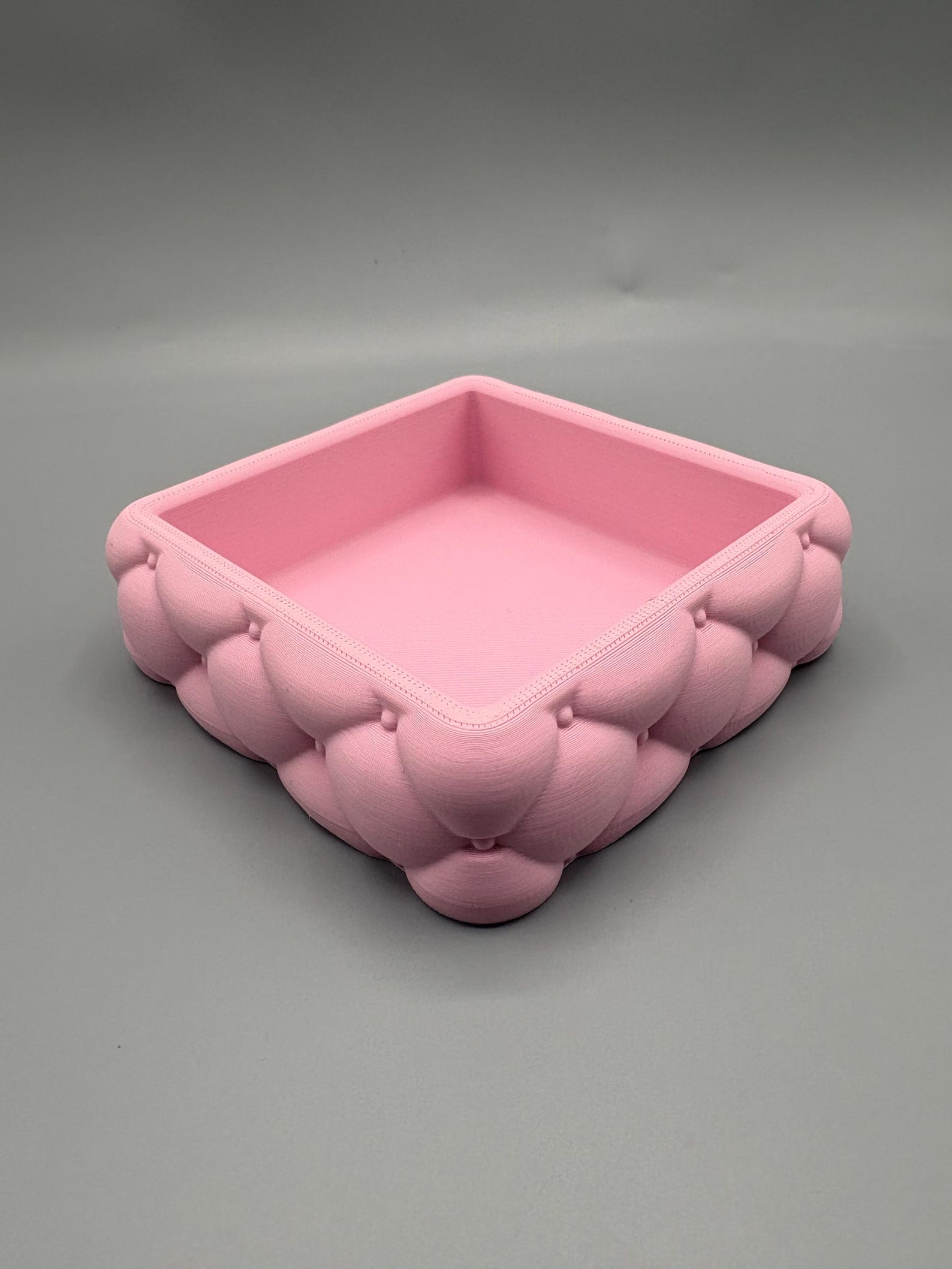 3D Printed Quilted Organizer STL, Cushion Style Jewelry & Vanity Tray ...