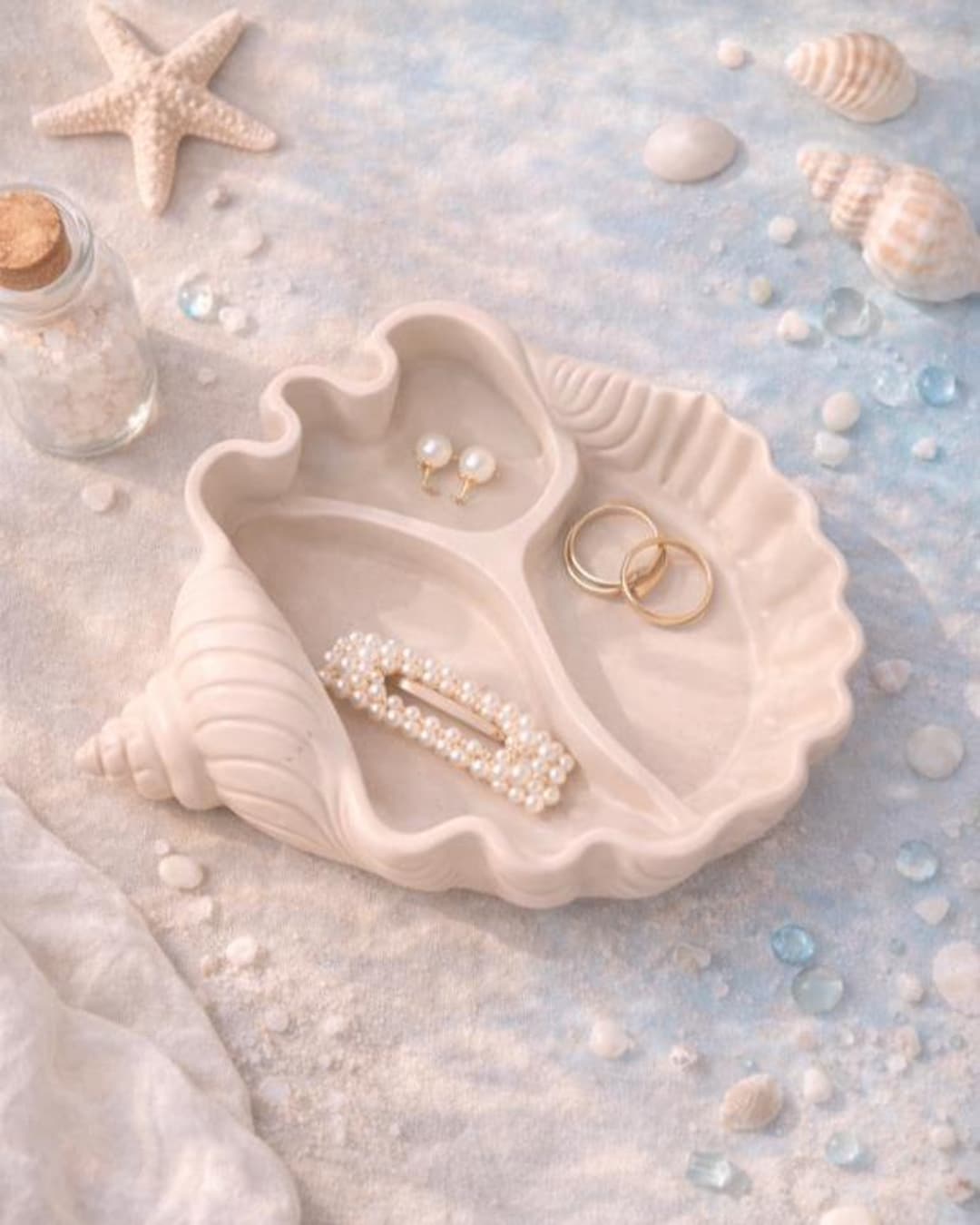 Seashell Jewelry Organizer Tray STL, Coastal Decor (digital Download ...