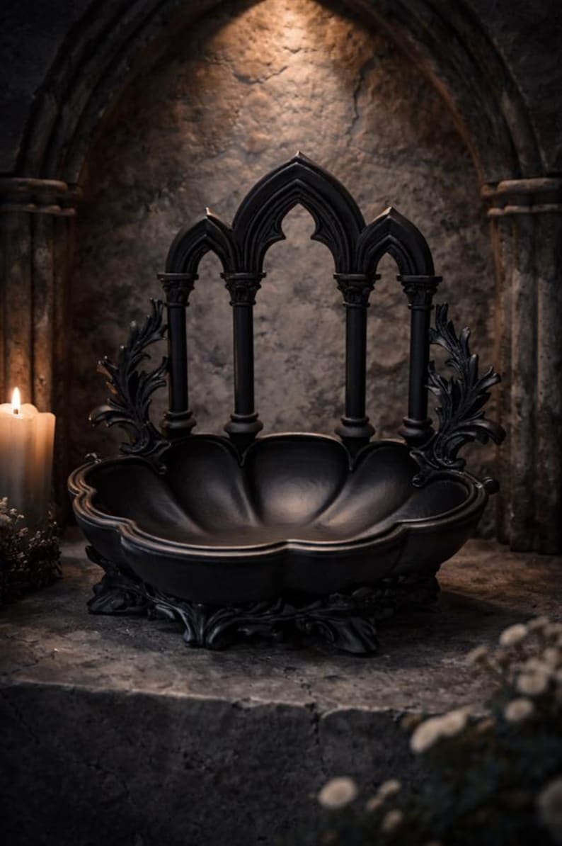 Elegant Gothic Arch Tray STL File, Gothic Jewelry Tray, Dark Vanity ...