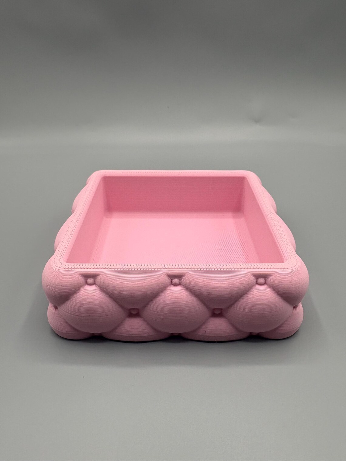 3D Printed Quilted Organizer STL, Cushion Style Jewelry & Vanity Tray ...