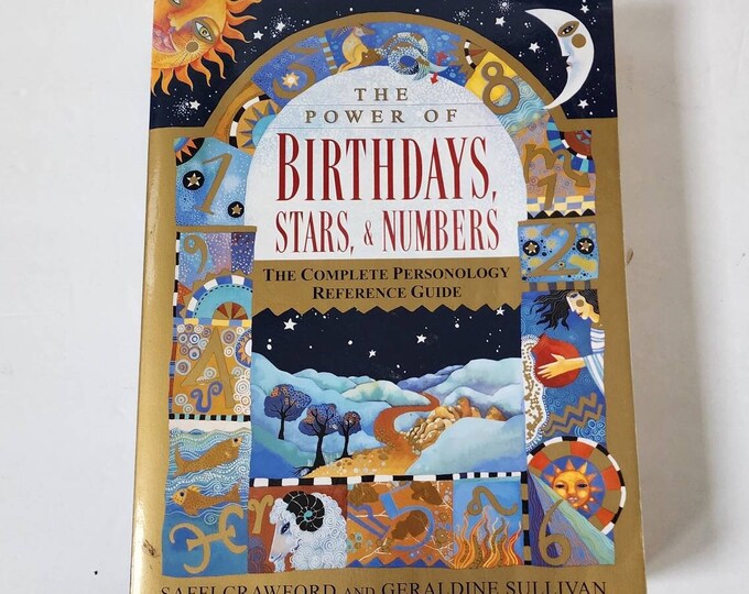 Vintage Birthdays Stars & Numbers Book, Horoscope Book, Astrology ...