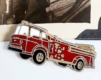 Fire Truck Pin - Etsy