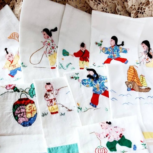 Applique Tea Towel - Etsy