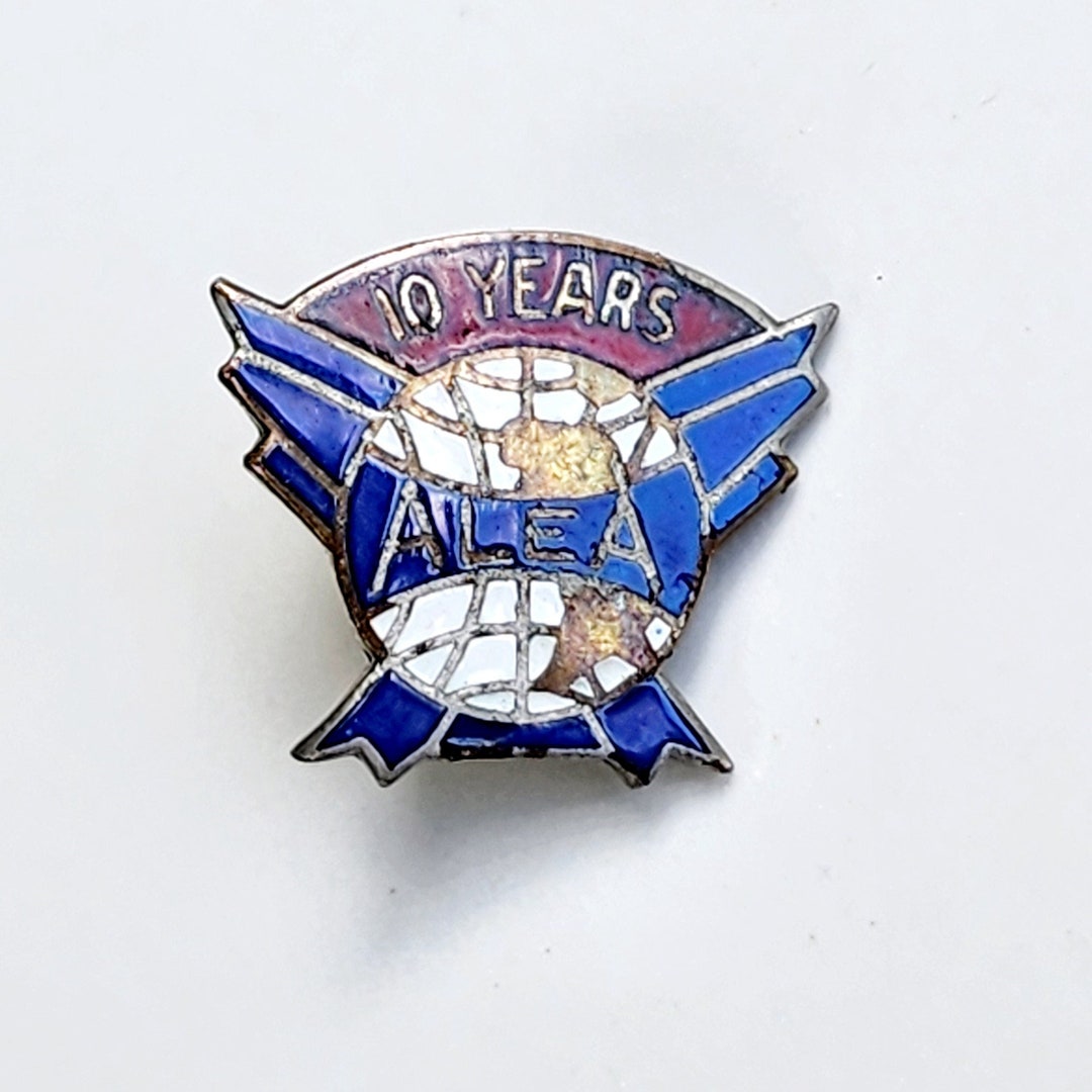Vintage ALEA Airborne Law Enforcement Assoc Enamel Lapel Pin, Rare ...