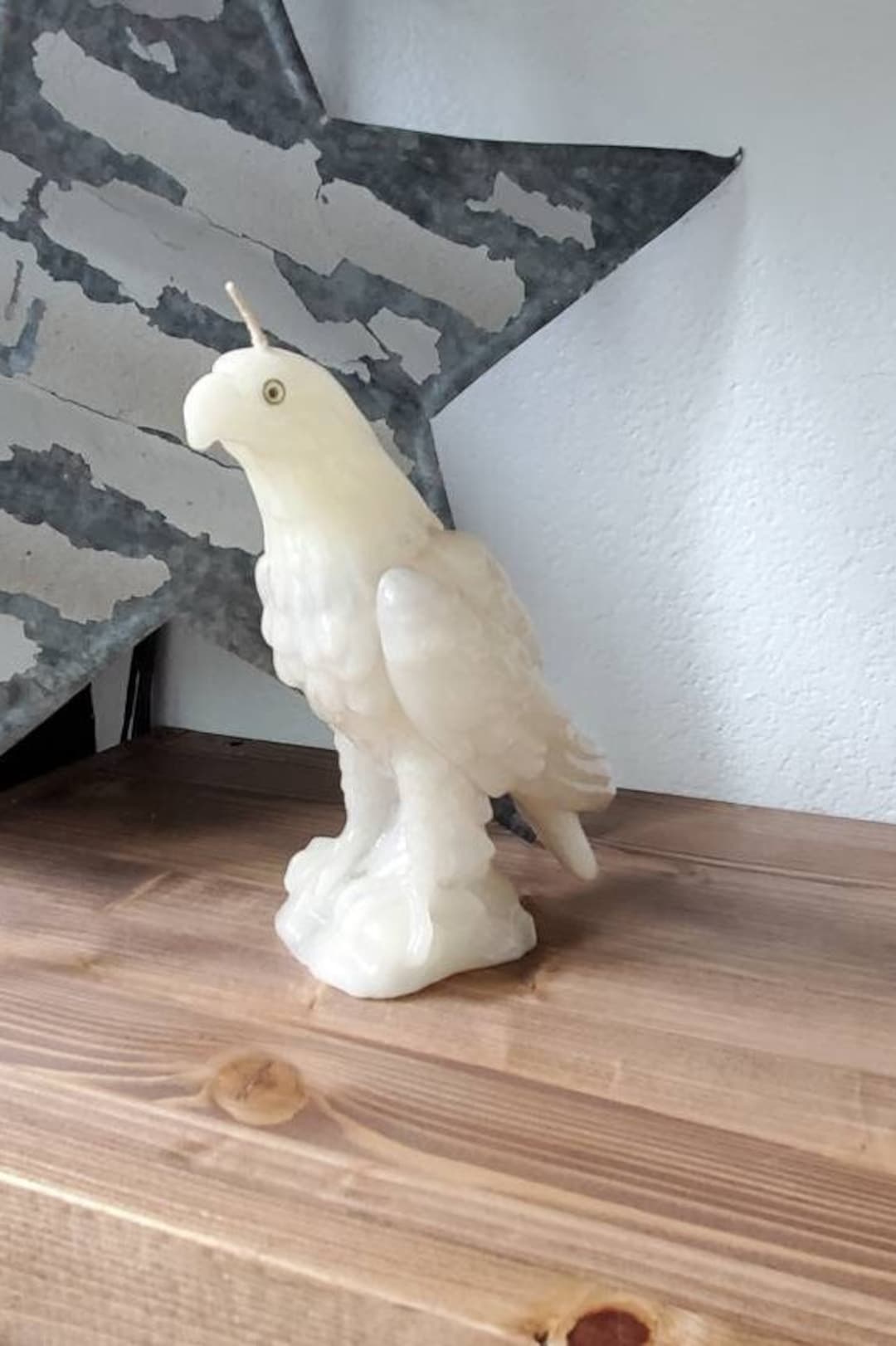 Bald Eagle Wax Candle Figurine, Sculptural Eagle Candle, Wildlife ...