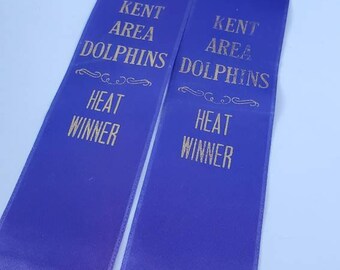 Swim Team Ribbon - Etsy