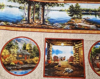 Cabin Panel Fabric - Etsy