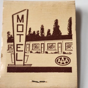 Vintage Matches, Wasatch Motel Utah, Motel Advertising Matchbook, Salt ...