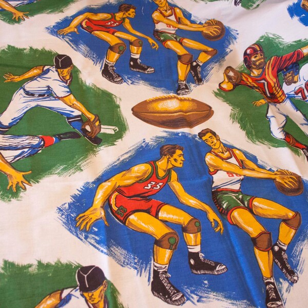 Sports Themed Fabric - Etsy